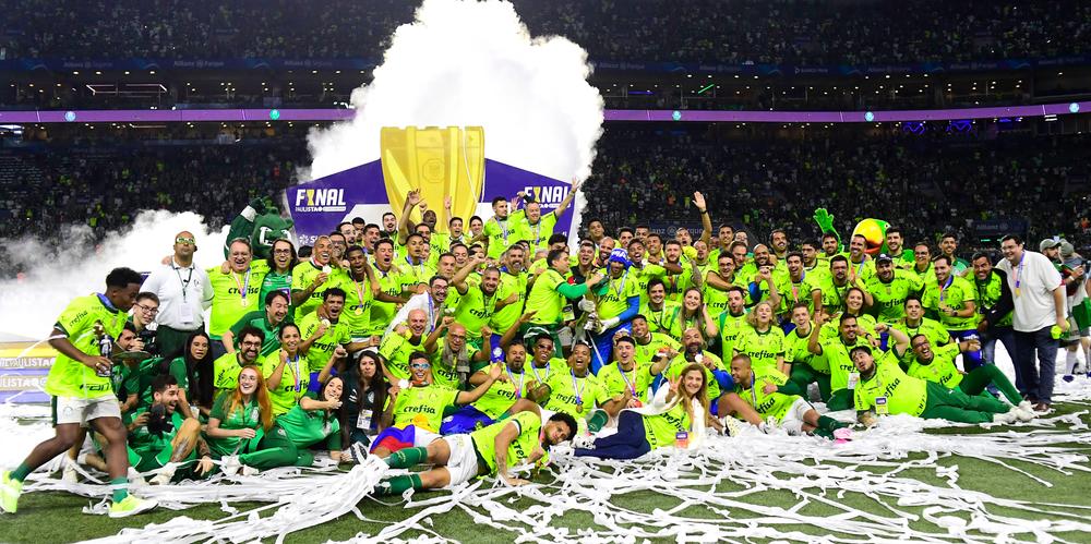 Palmeiras supera Santos e conquista o tri do Paulistão